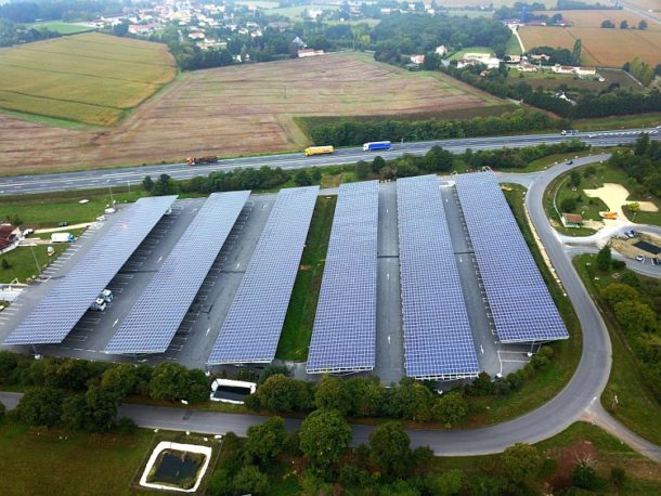 Technique Solaire a inauguré 4,5 MW d'ombrières PV installées sur un ...