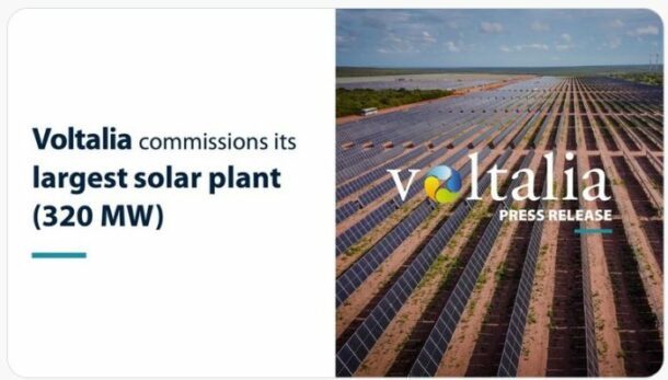 Voltalia met en service sa plus grande centrale solaire - L'Echo du Solaire