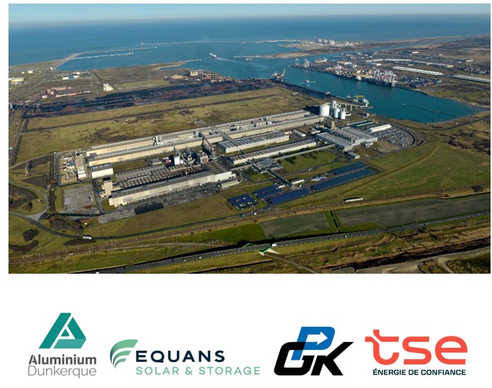 Aluminium Dunkerque et TSE lancent la construction d'une ombrière de parking hors norme avec ...